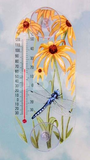 Aspects Dragonfly Thermometer Window Thermometer