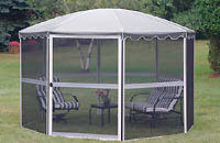 Casita Screenhouse Model 83222 - 8 Panel Round Unit