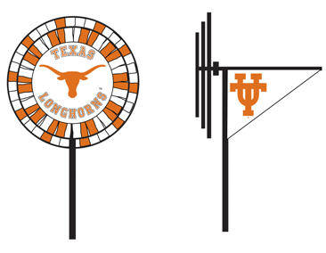 University Of Texas Longhorns Sports Wind Spinner