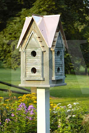 Heartwood Copper Mansion Bird House-MADE IN THE USA BIRDHOUSE!