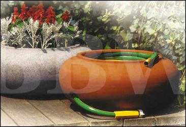 Akro 21" Garden Hose Pot Terra Cotta